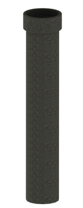 Kermi x-well EPP-Rohr inkl. Muffe NW 180/15, 1000 mm