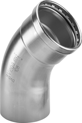 Viega Bogen Sanpress Inox XL 2326.1XL in 88,9mm Edelstahl